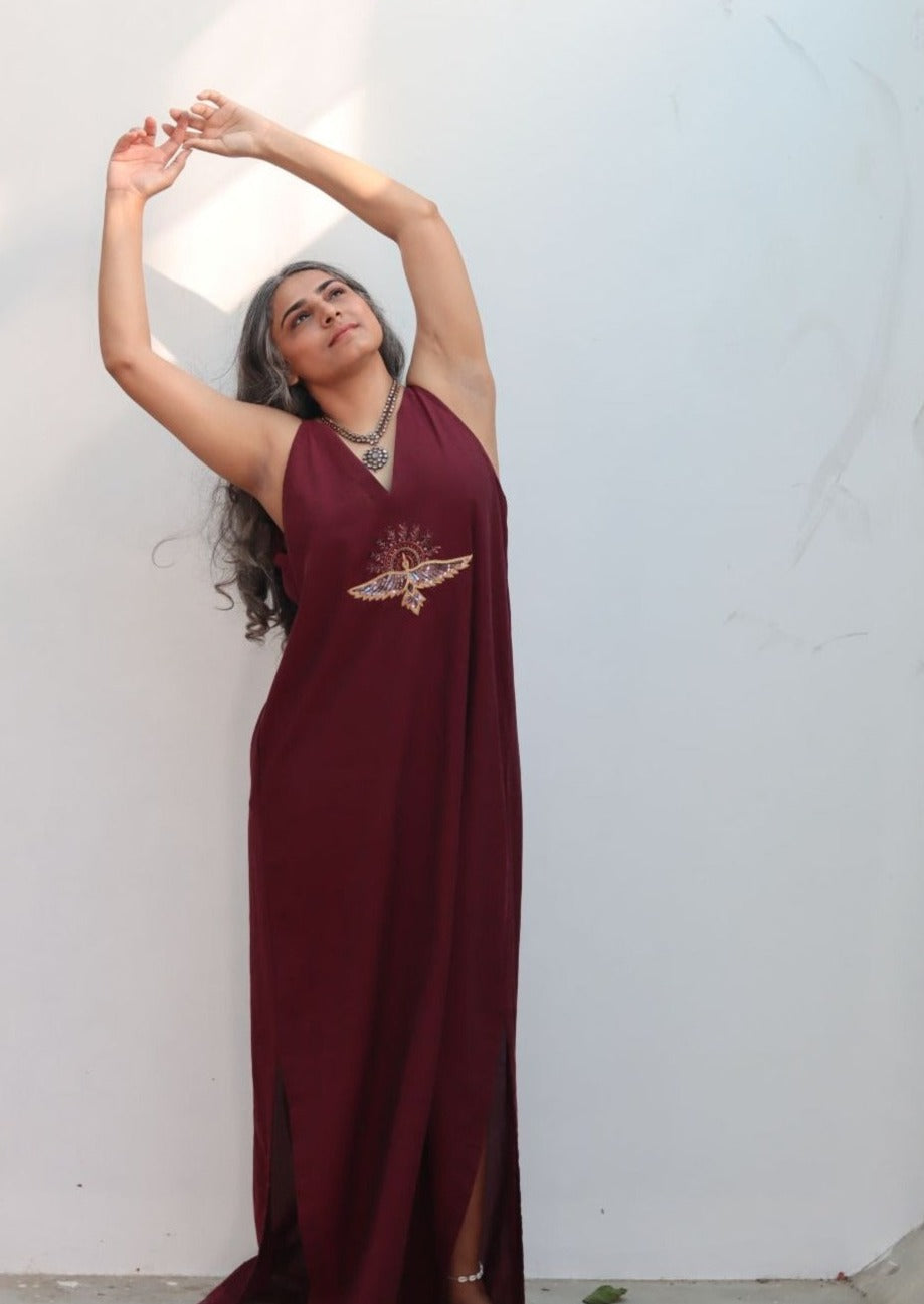 Winged Isis dress – Arizai by Atiya